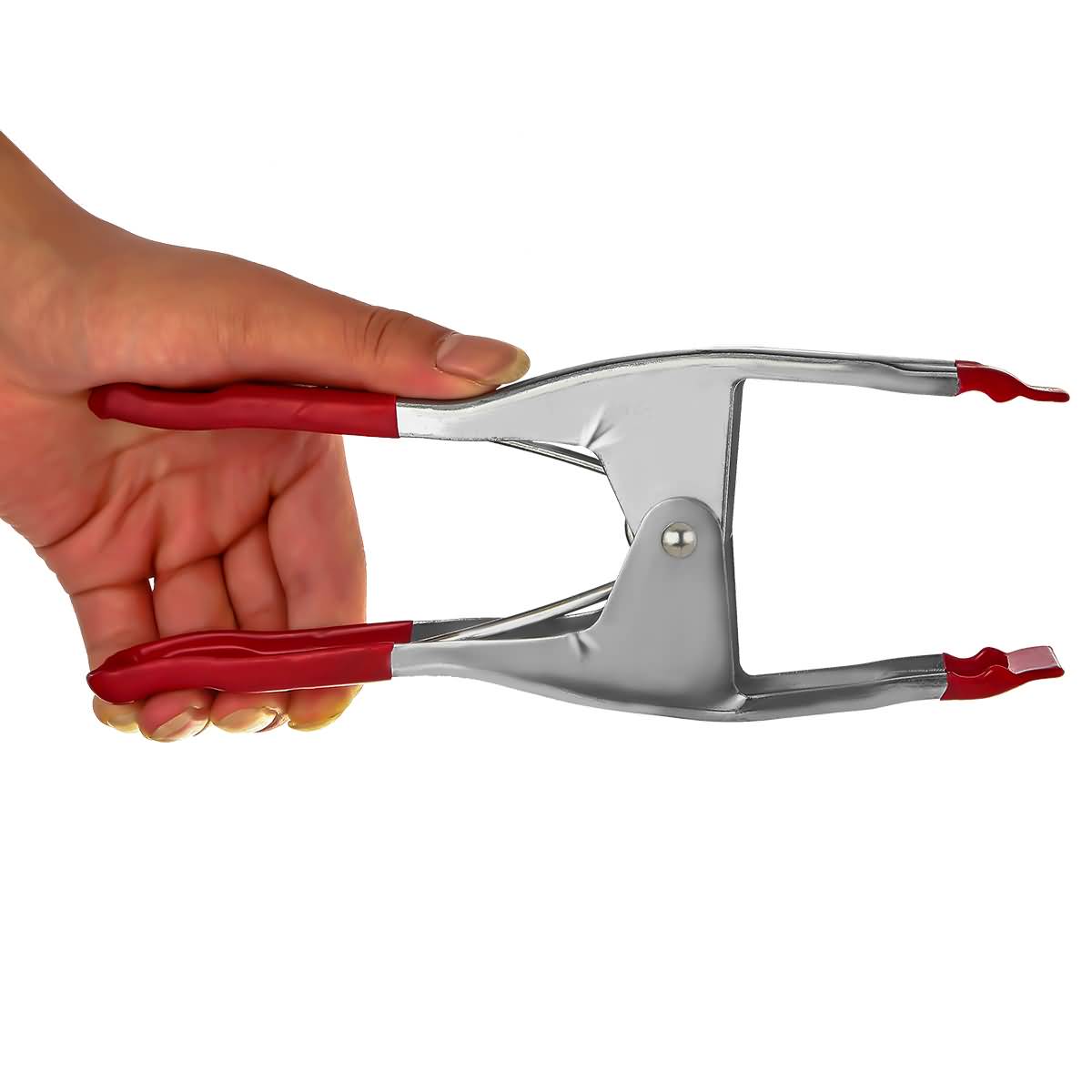 4 Pack 9 Inch Red Tip Metal Spring Clamp - Factor Duty