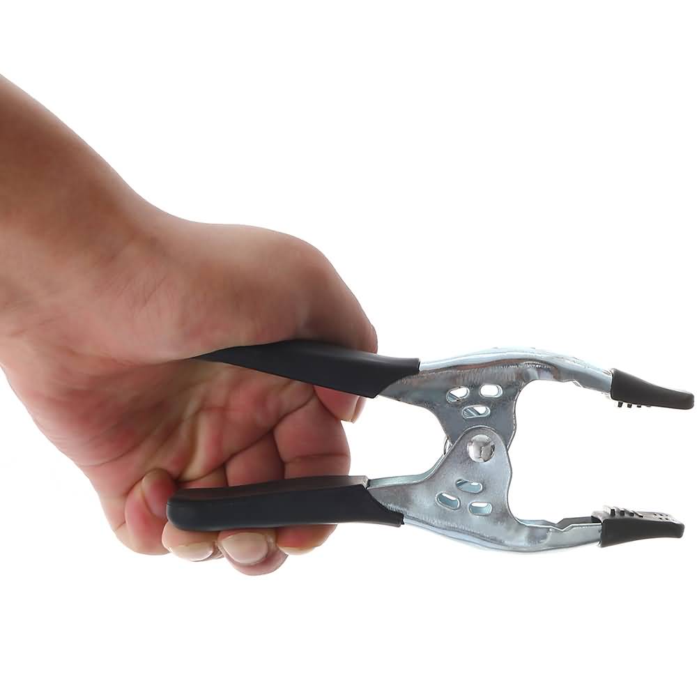 4 Pack 6 Inch Black Tip Metal Heavy Duty Spring Clamp - Factor Duty