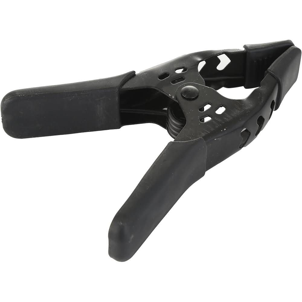 24 Pack 6 Inch ALL Black Metal Heavy Duty Spring Clamp - Factor Duty