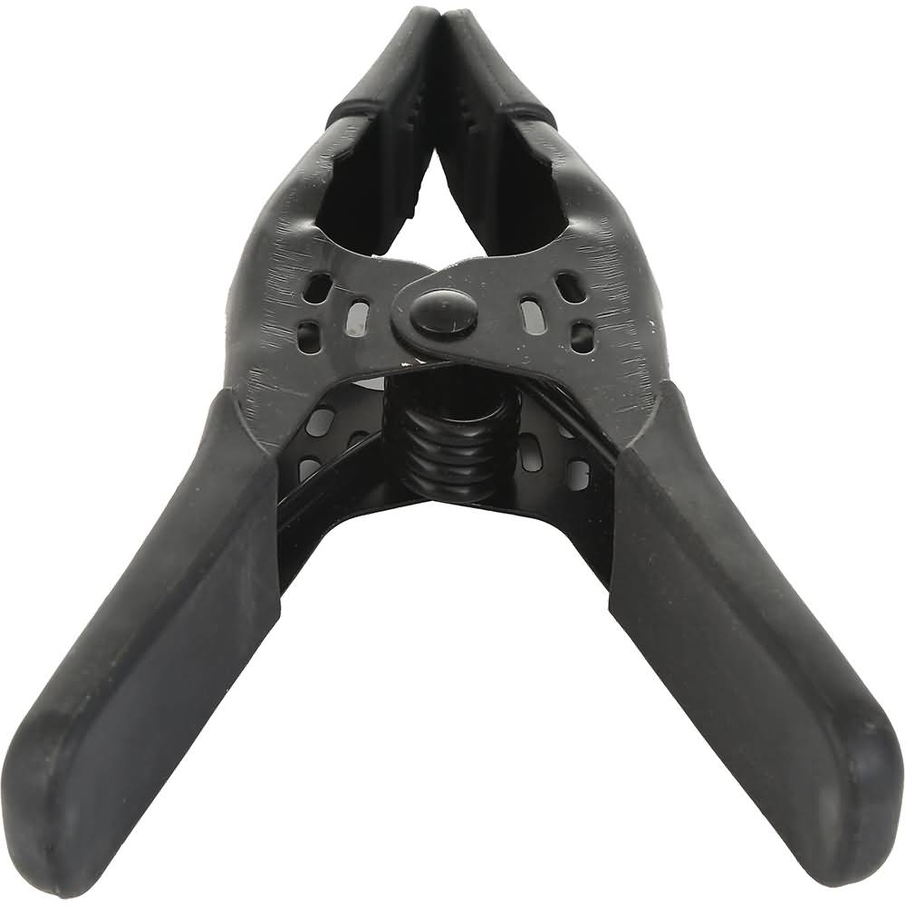 12 Pack 6 Inch ALL Black Metal Heavy Duty Spring Clamp - Factor Duty