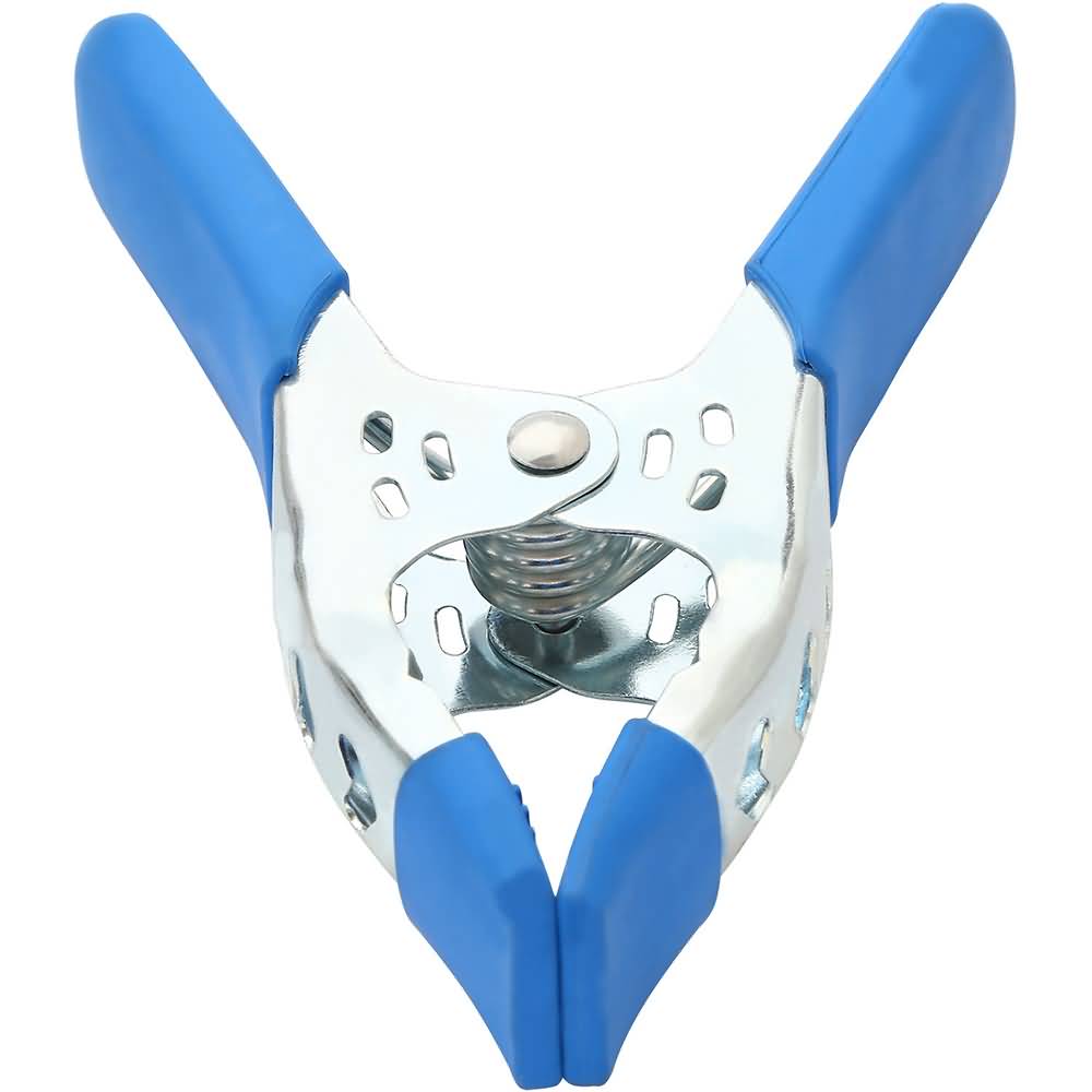 12 Pack 6 Inch Blue Tip Metal Heavy Duty Spring Clamp - Factor Duty