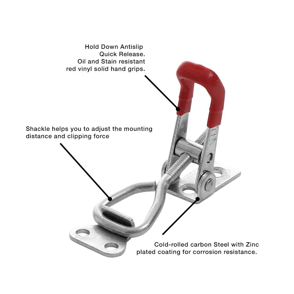 10 Pack 4001 Toggle Latch Clamp Hand Tool 330LB Heavy Duty Toggle ...