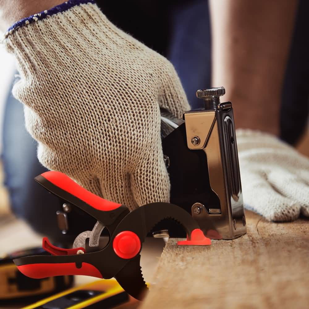 4 Pack 1" Jaw Opening and 4" Long Heavy Duty Adjustable Ratchet Clamps ...