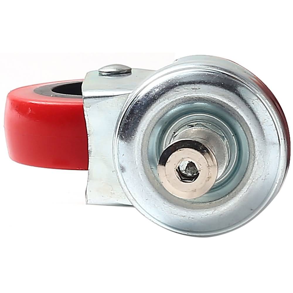 4 Pack 2 inch Red Creeper Caster - Factor Duty