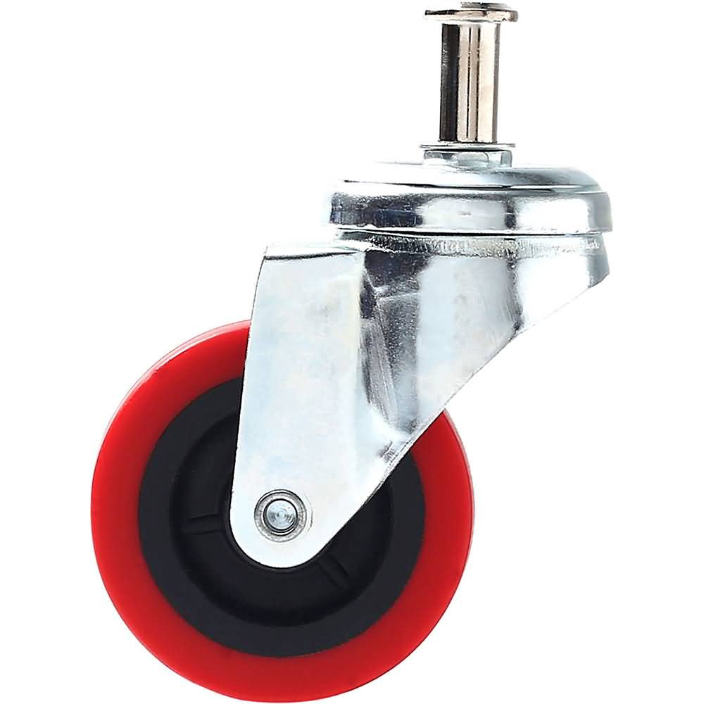 12 Pack 2.5 Inch Red Creeper Caster - Factor Duty