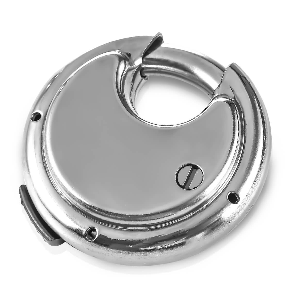 24 Pieces Combination 4 Digit DISC PADLOCK Heavy Duty Stainless Steel ...